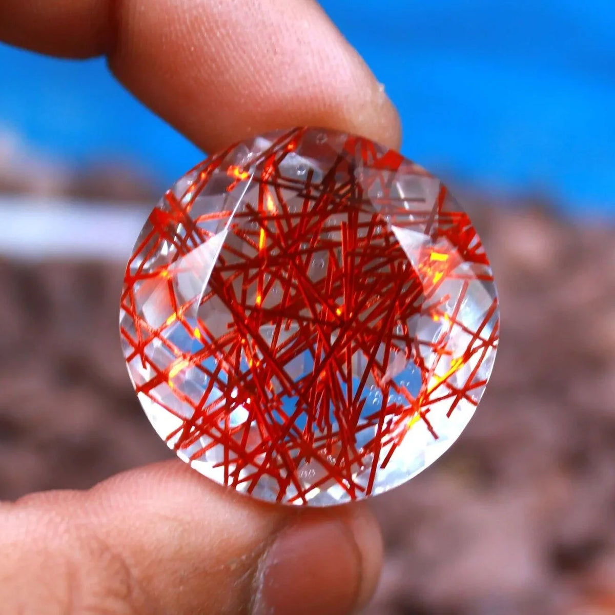 Red Rutile Quartz – Unique Red Rutile Gems Online – Gemspeak